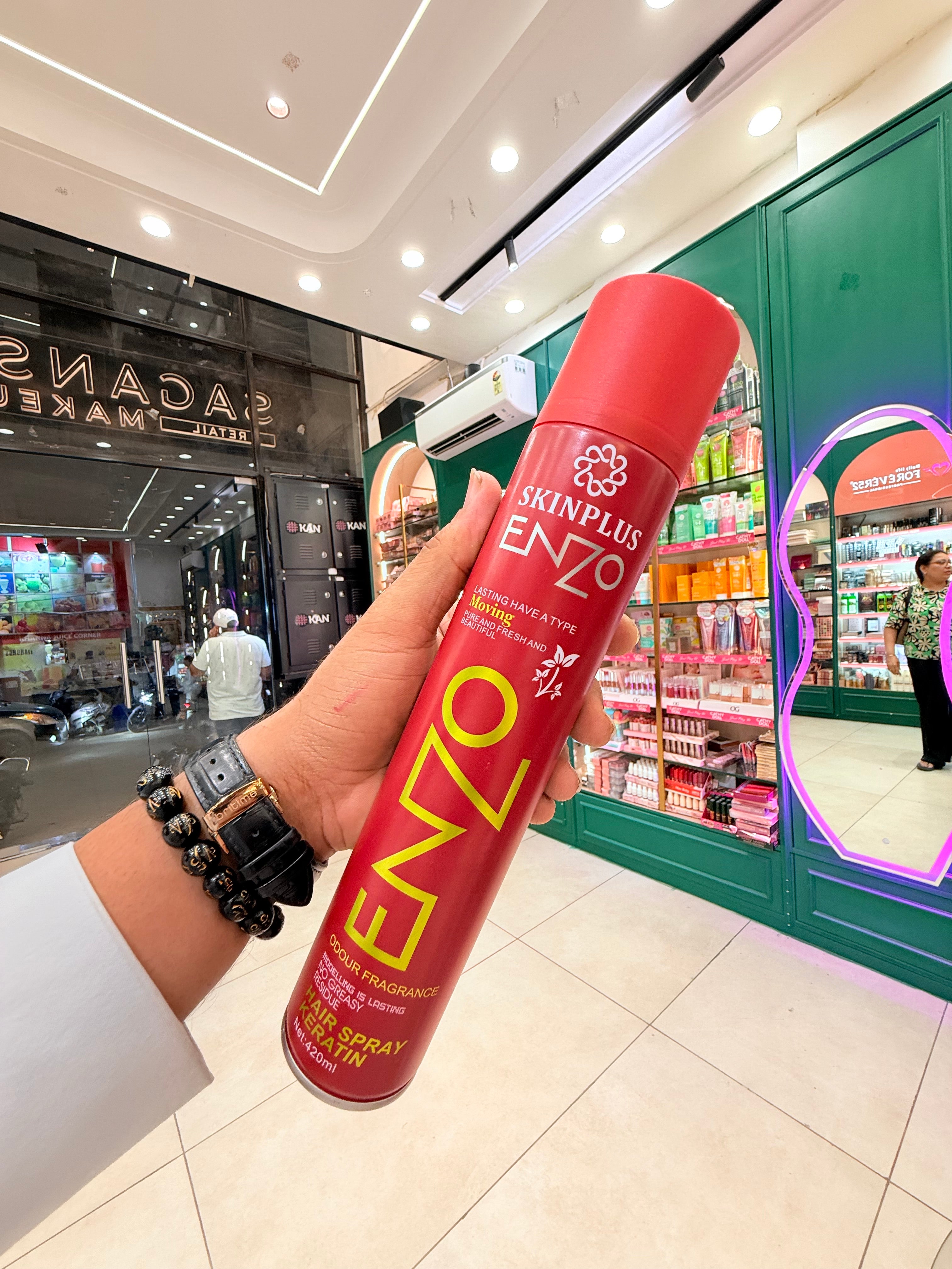 Enzo Hair Spray – Sagansinghmakeup
