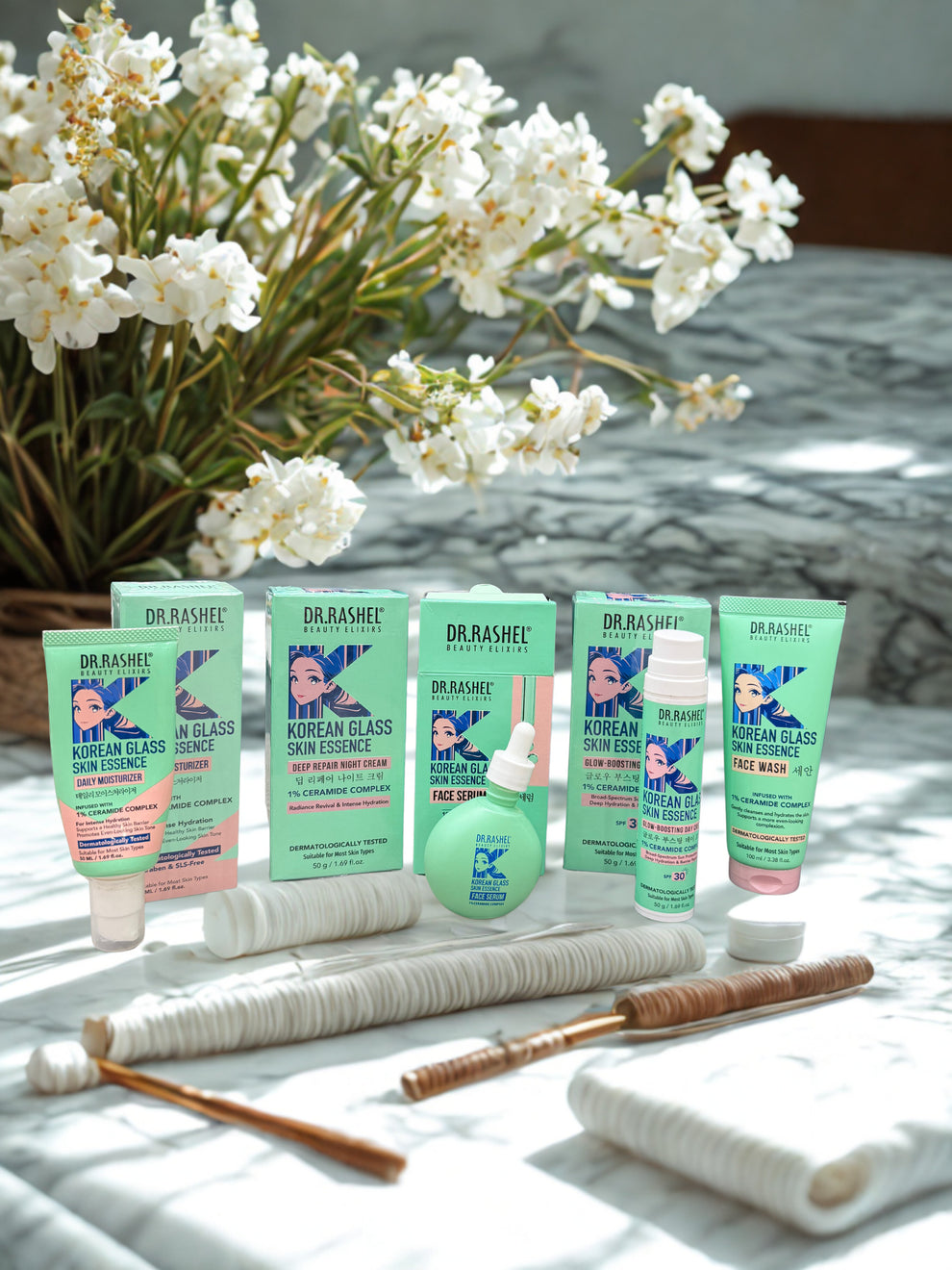 Korean Glass Skin Routine Combo | Korean Skin Essence (Complete 5-Step ...