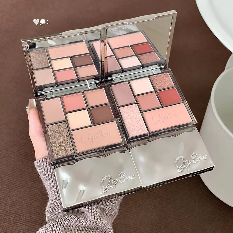 CLEARANCE Gege Bear 7-Color Eyeshadow Palette 🌸💖 | Rose Glam + Soft Ma ...