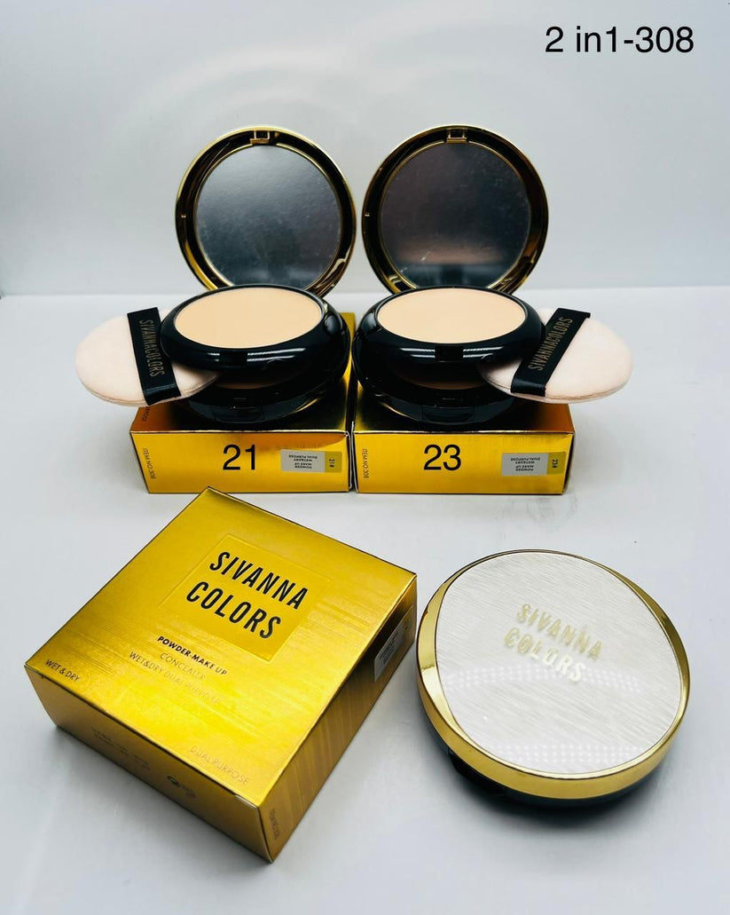 SIVANNA COLORS 2IN1 FACE COMPACT – Sagansinghmakeup